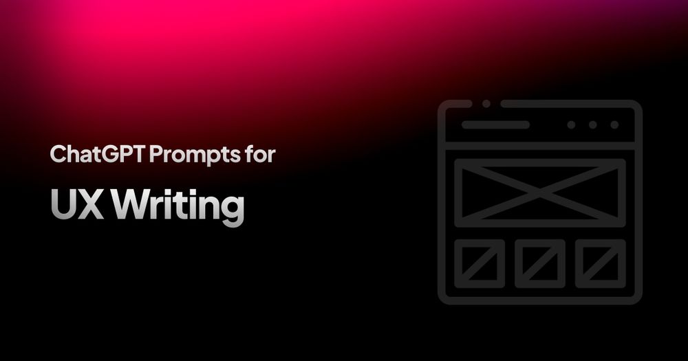 30+ Chat GPT Prompts for UI/UX Designers
