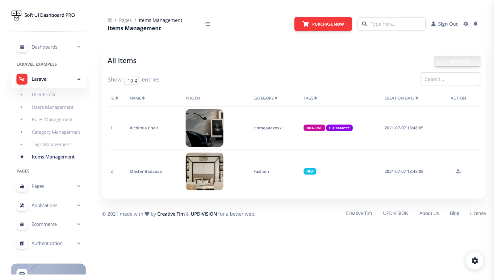 Meet the ultimate Laravel app-building machine - Soft UI Dashboard PRO Laravel