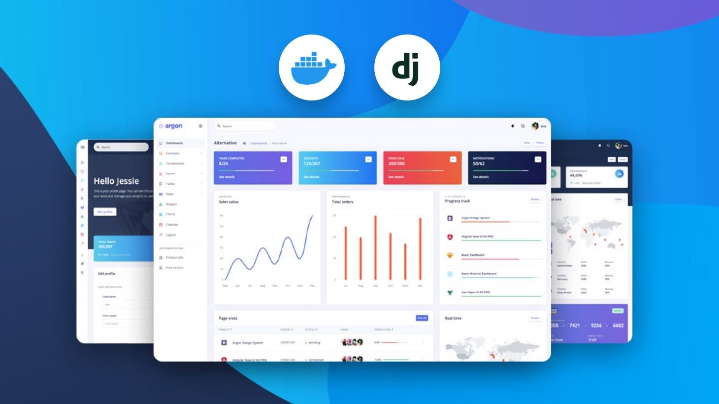 django-template - Creative Tim's Blog - Fully coded design resources ...