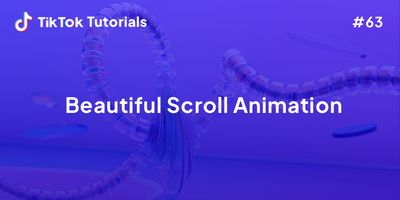 How to create a Beautiful Scroll Animation