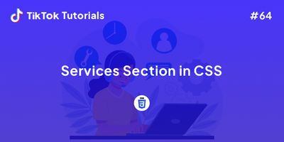 How to create a Services Section in CSS