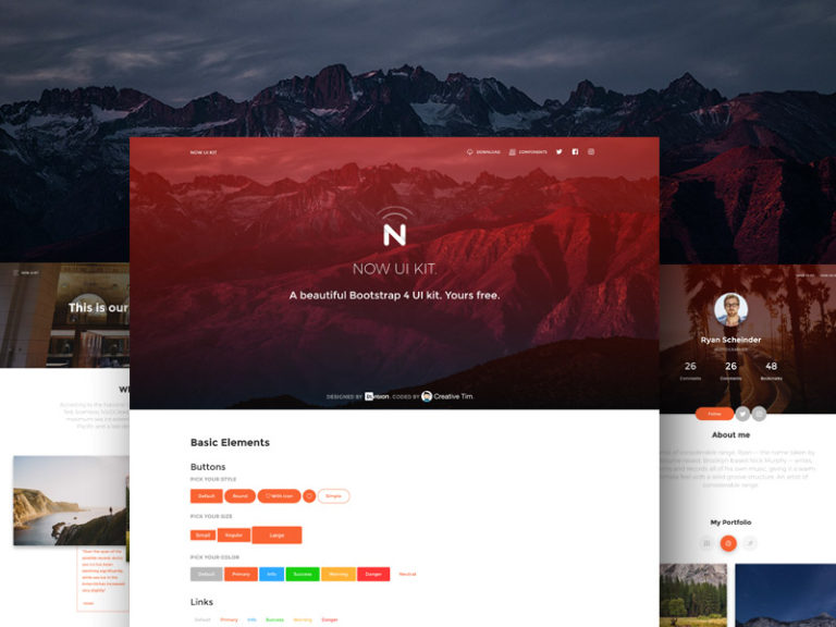 25+ Free Bootstrap UI Kits and Templates @Creative Tim