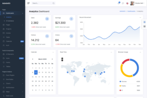 30+ Open-Source and Free Dashboard Templates