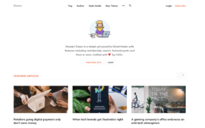 10+ Best Blog Templates and Themes for Ghost