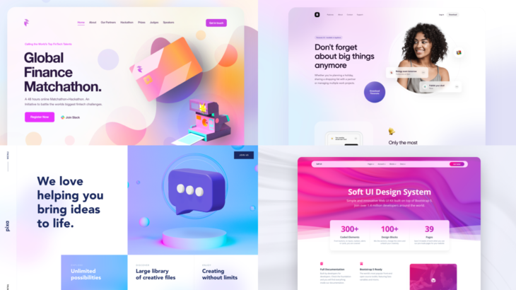 18 Web Design Trends for 2021 @Creative Tim